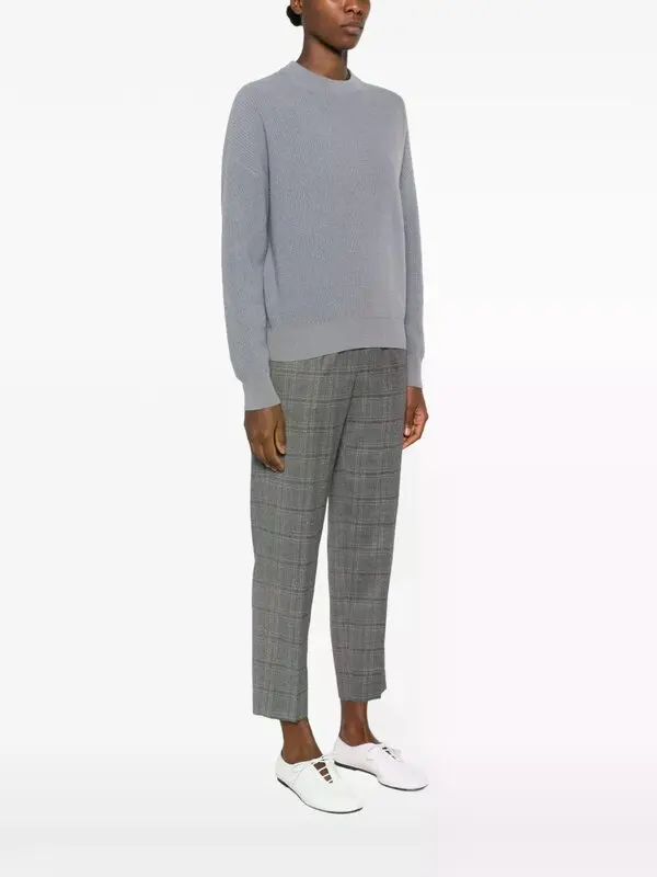 Peserico Ribbed-knit Monili-embellished Sweater