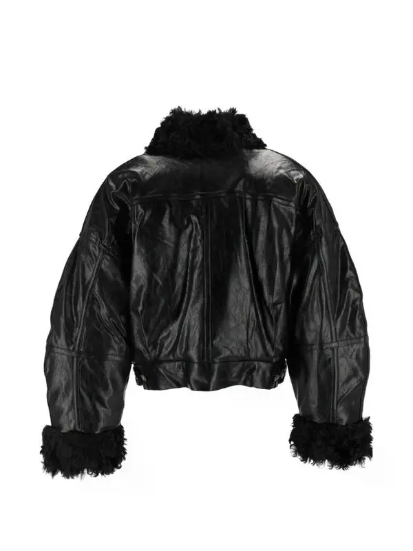 ELEH Shearling-trim Oversized Jacket