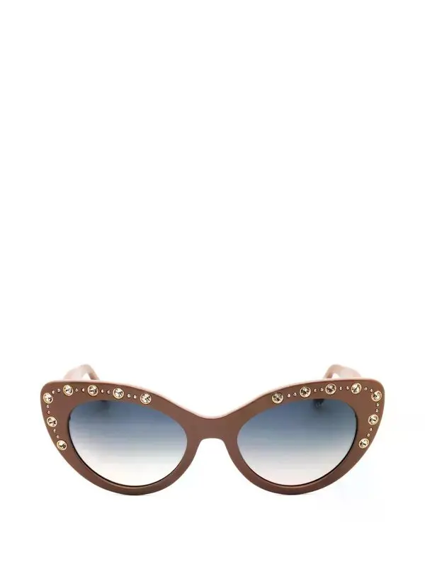 Guess Crystal-embellished Cat-eye Sunglasses