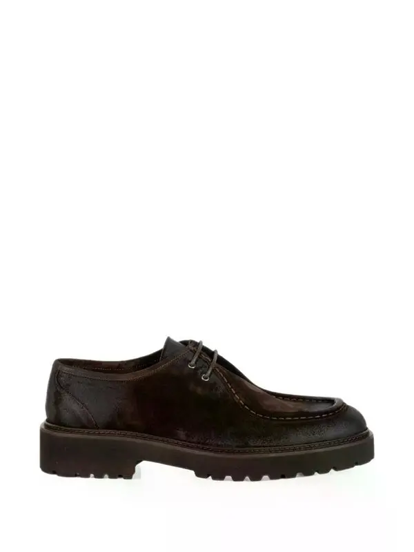 FRANCO FEDELE Lace-up Suede Derby Shoes