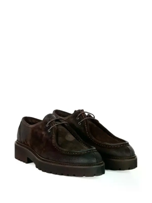 FRANCO FEDELE Lace-up Suede Derby Shoes