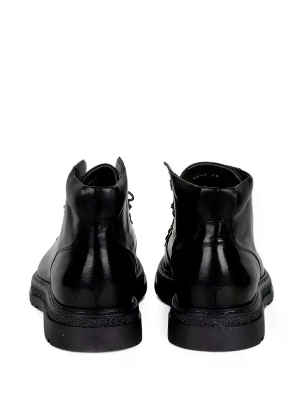 FRANCO FEDELE Lace-up Leather Hiking Boots