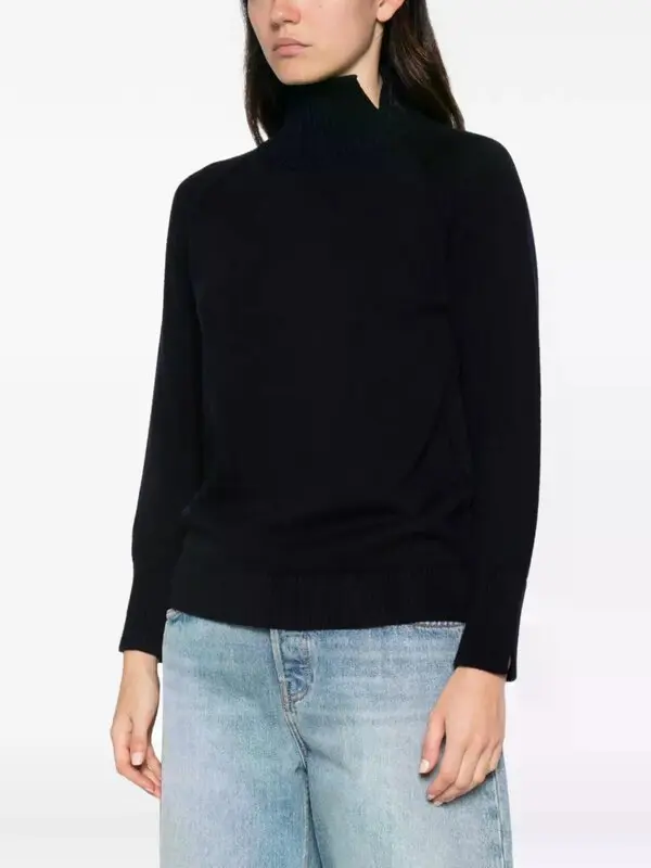 INTRECCI High-neck Raglan-sleeve Sweater