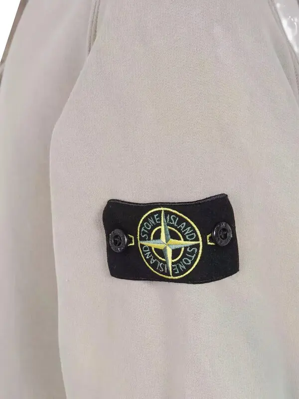 Stone Island Logo-patch Zip-up Hoodie