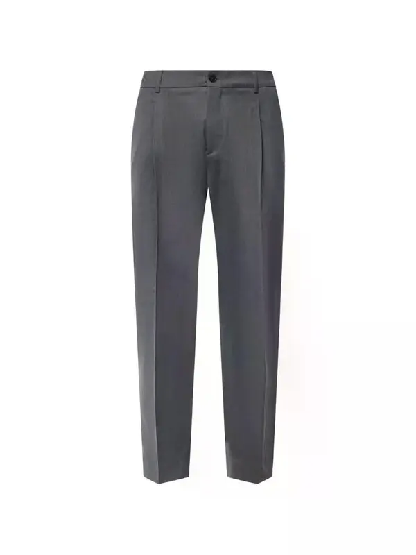 BE ABLE Elasticated-waistband Pleated Trousers