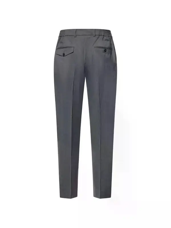 BE ABLE Elasticated-waistband Pleated Trousers