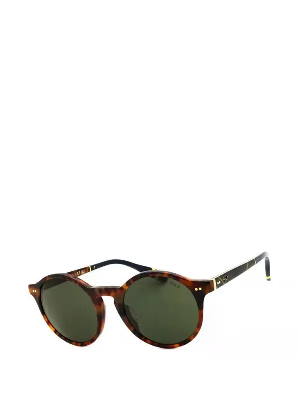 Polo Ralph Lauren Round-frame Tortoiseshell Sunglasses