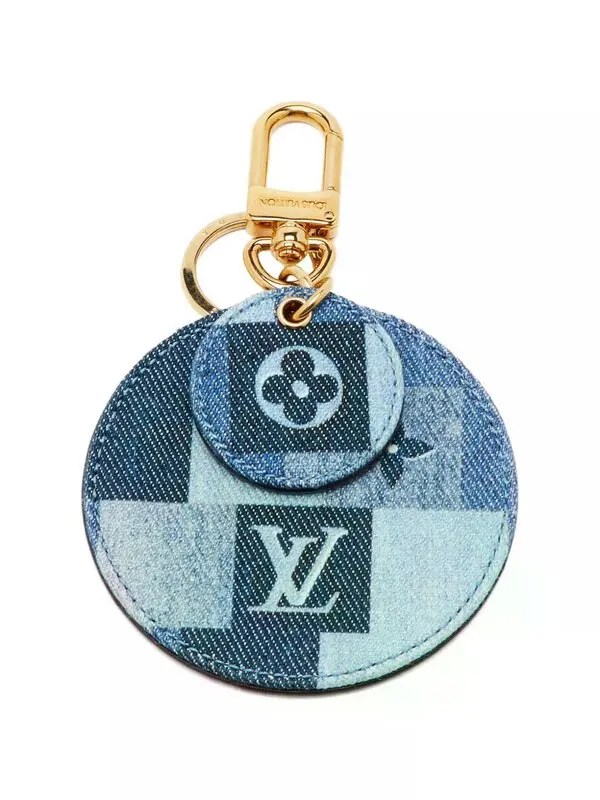 LOUIS VUITTON Patchwork Monogram Bag Charm - Blue