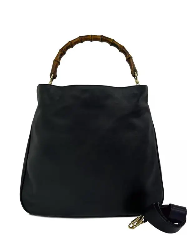 Gucci 1990-2000 Calfskin Bamboo Satchel