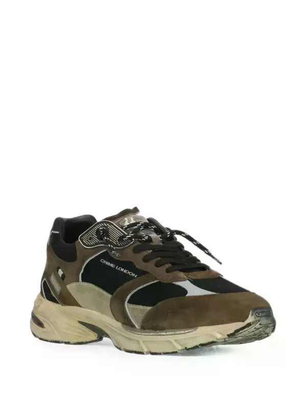 CRIME LONDON Fugitive Panelled Sneakers