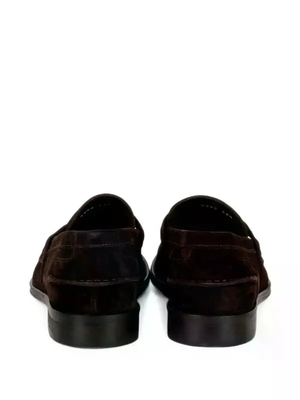 FRANCO FEDELE Suede Penny Loafers