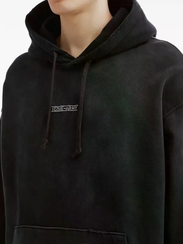 Izzue Logo-embroidered Drawstring Hoodie