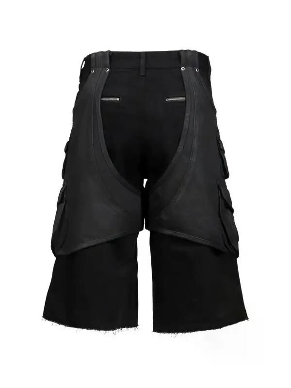 TROUBLED WATERS Parasite Double-layered Cargo Shorts