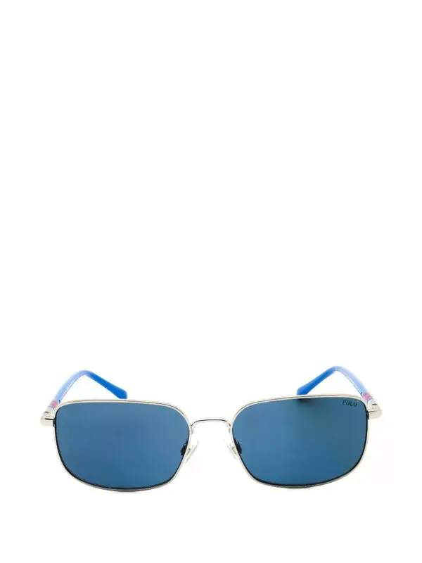 Polo Ralph Lauren Rectangle-frame Sunglasses - Silver