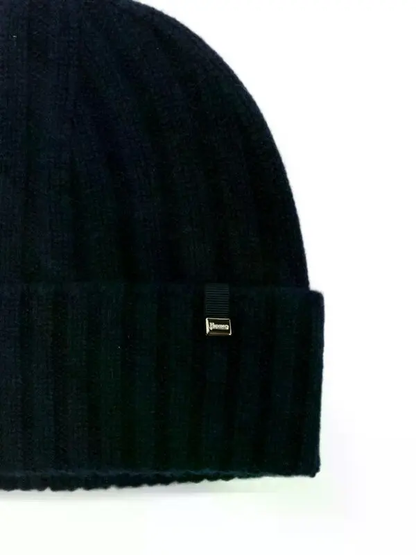 Herno Ribbed-knit Beanie Hat