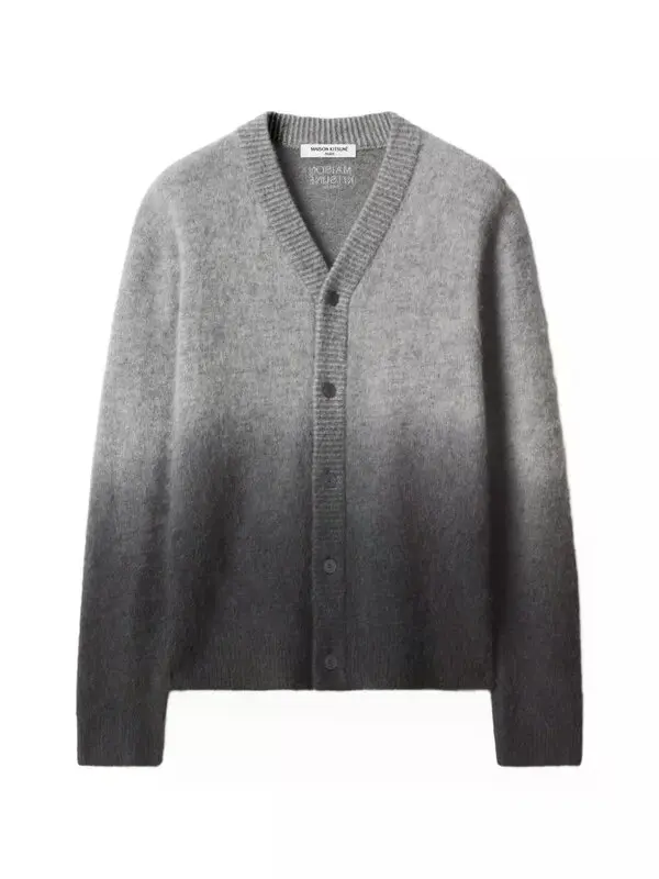 Maison Kitsuné Ombré-effect V-neck Cardigan