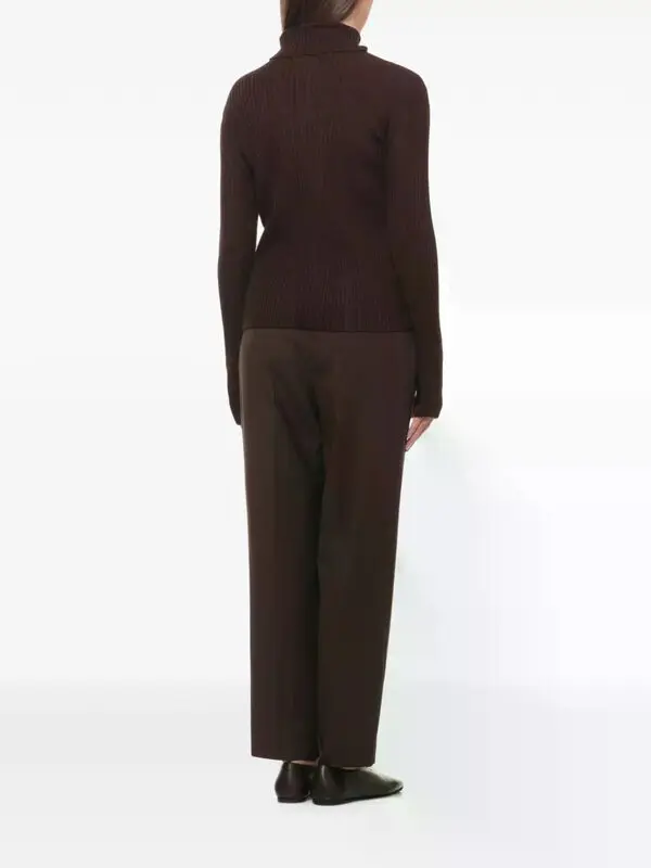 PANICALE Ribbed-knit Roll-neck Sweater