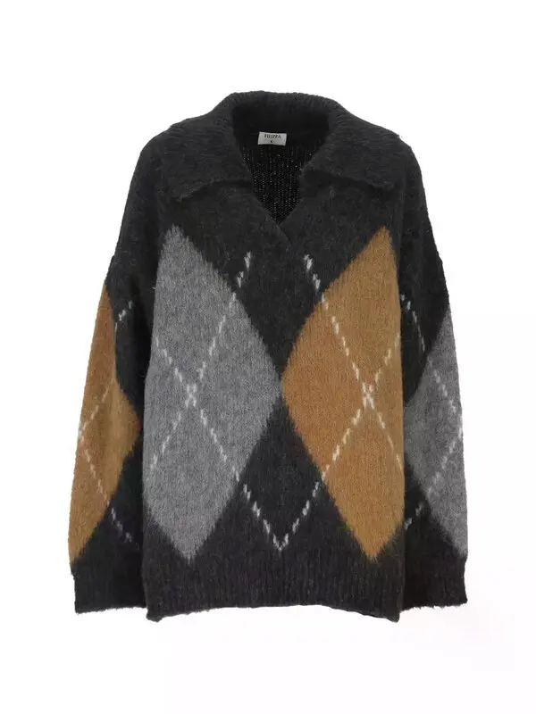 Filippa K Argyle-knit Sweater