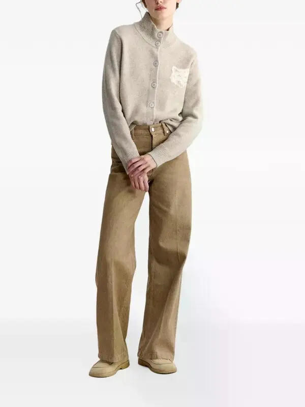 Maison Kitsuné High-neck Cardigan