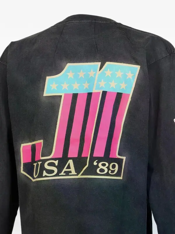 JUN/NAKAYAMA Graphic-print Long-sleeve T-shirt