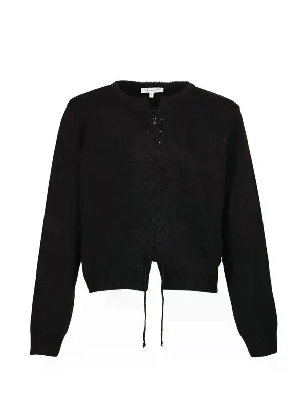 AV VATTEV Viper Lace-up Cardigan