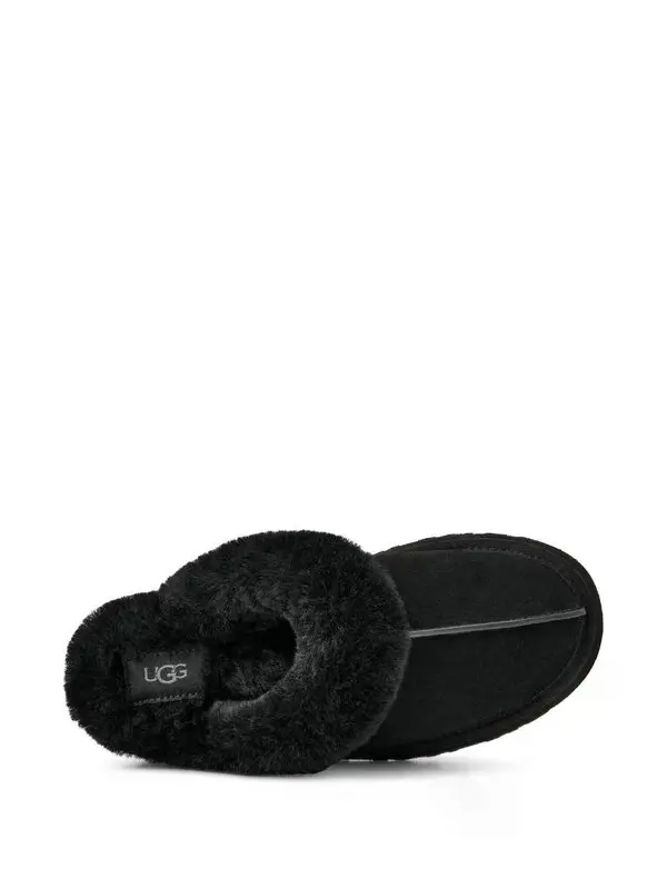 UGG Disquette Platform Slippers - Black