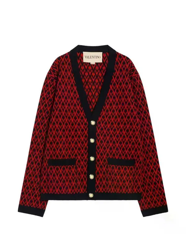 Valentino Garavani Vlogo Monogram Cardigan