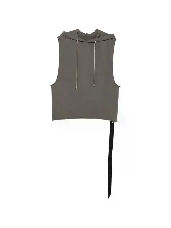 Rick Owens Sleeveless Hoodie - Grey