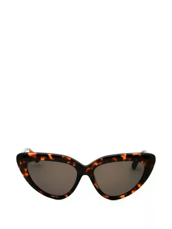 MAX&CO. Tortoiseshell-effect Cat-eye-frame Sunglasses