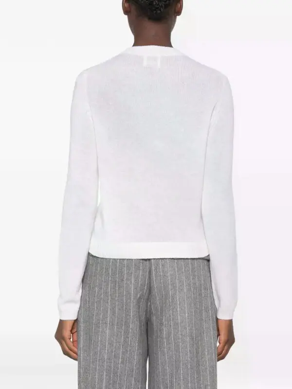 ALLUDE Fine-knit Button-up Cardigan