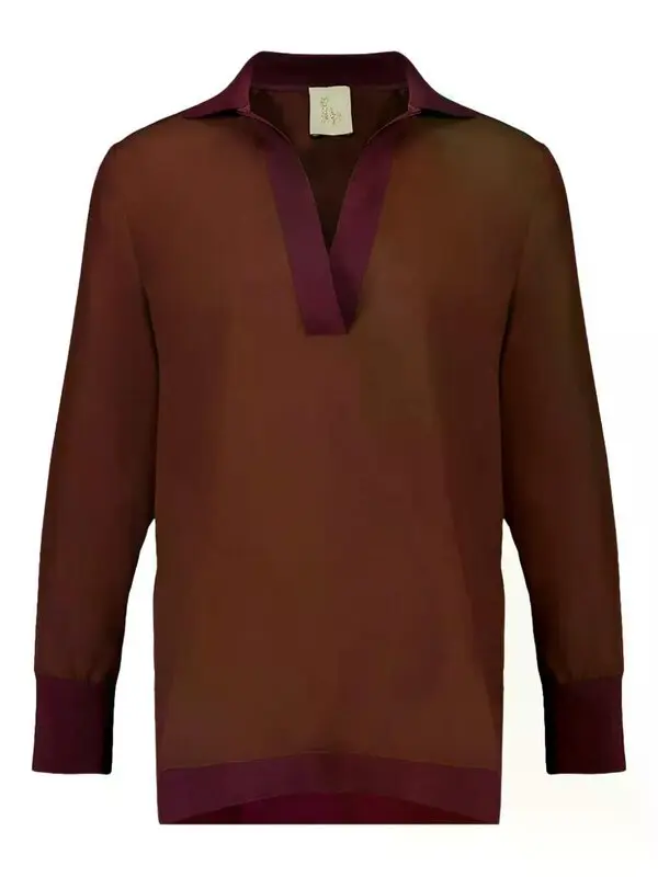 PAULA Diane V-neck Long-sleeve Top