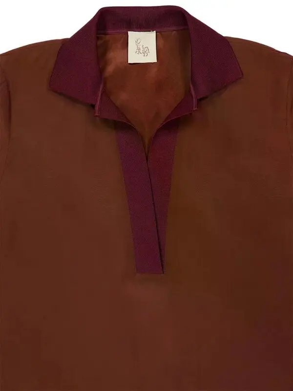 PAULA Diane V-neck Long-sleeve Top