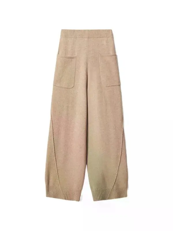 Maison Kitsuné Patch-pocket Knitted Trousers