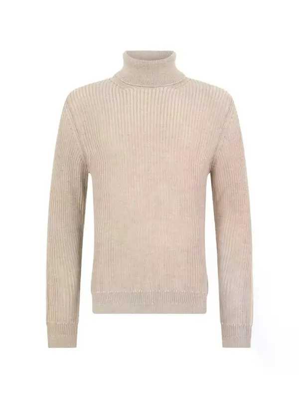 SLOWEAR Ribbed-knit Roll-neck Sweater