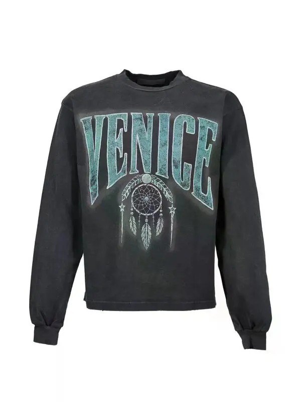 JUN/NAKAYAMA Graphic-print Long-sleeve T-shirt