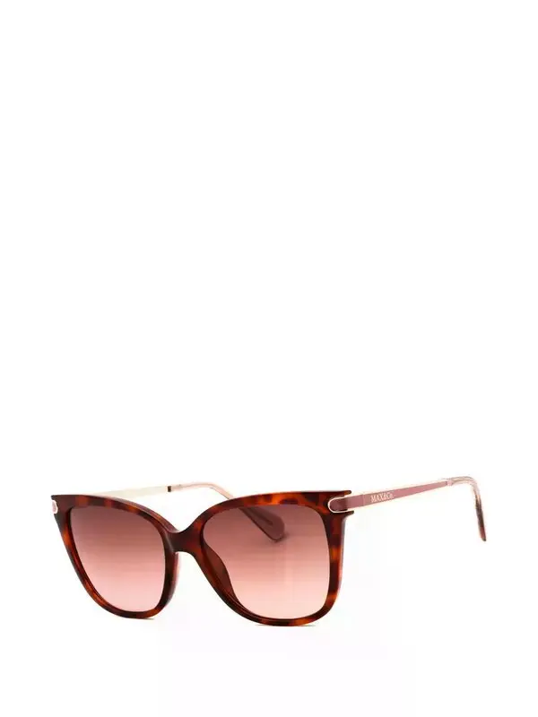 MAX&CO. Tortoiseshell-effect Cat-eye Sunglasses