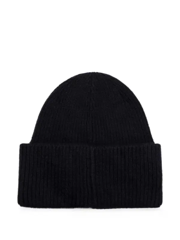 Destin Ribbed-knit Beanie Hat - Blue