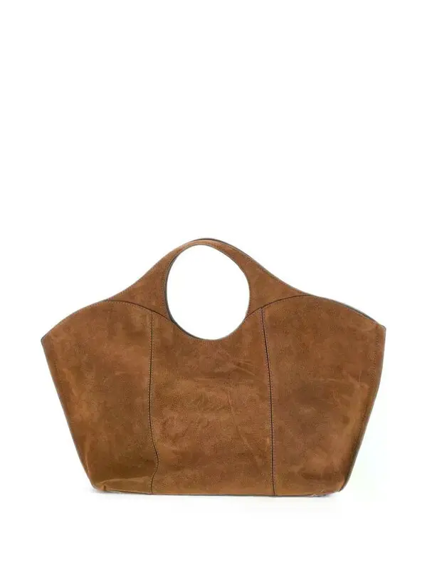 GIANNI CHIARINI Large Infinity Leather Tote Bag