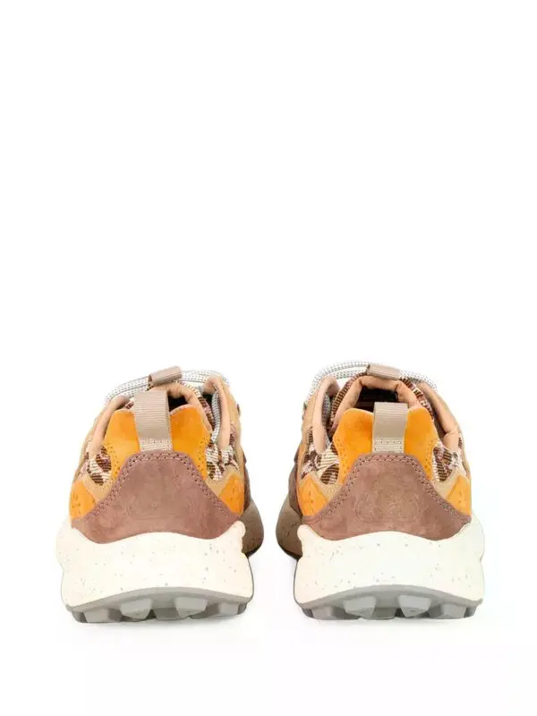 FLOWER MOUNTAIN Yamano 3 Leopard-print Sneakers - Orange