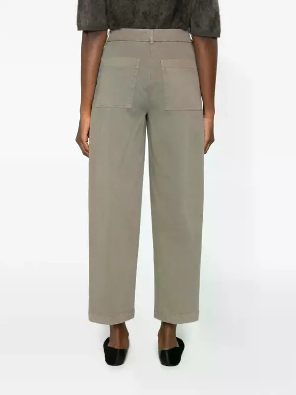 VIA MASINI 80 Pleated Straight-leg Trousers