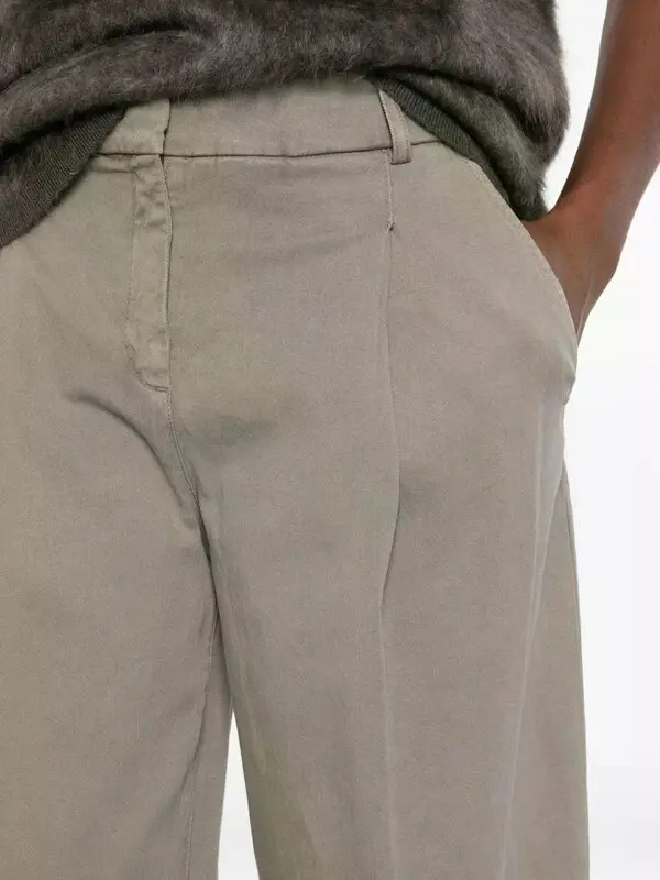 VIA MASINI 80 Pleated Straight-leg Trousers