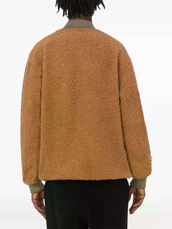 Moschino Quarter-zip Teddy-texture Sweater