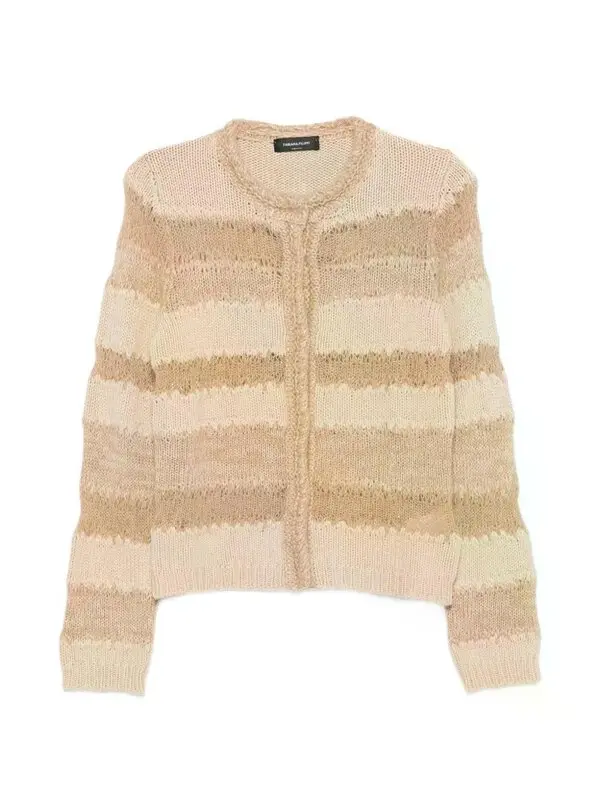 Fabiana Filippi Striped-knit Cardigan