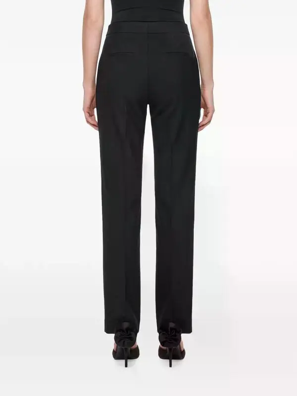 Antonelli Firenze Sangria Pressed-crease Straight-leg Trousers