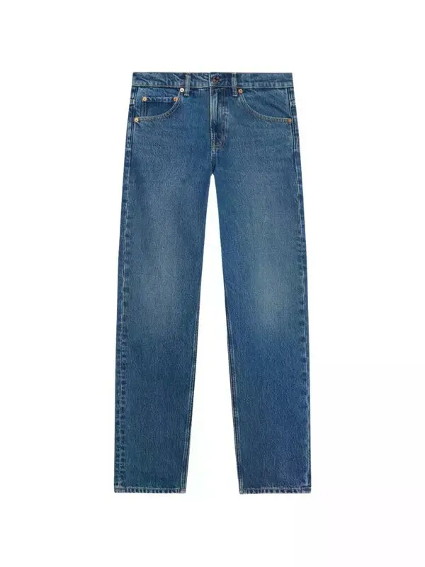 Guest In Residence Faded-effect Straight-leg Jeans