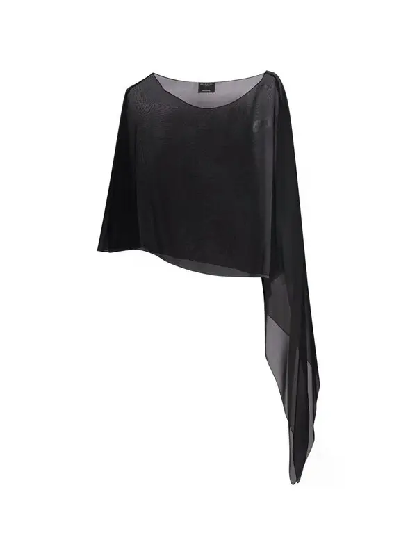 Antonelli Firenze Melon Asymmetric Sheer Scarf