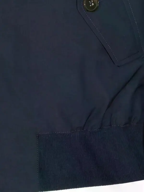 BARACUTA Funnel-neck Zip-up Jacket