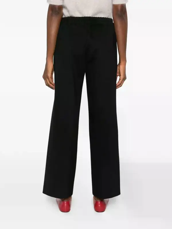 VIA MASINI 80 Elasticated-waist Wide-leg Trousers