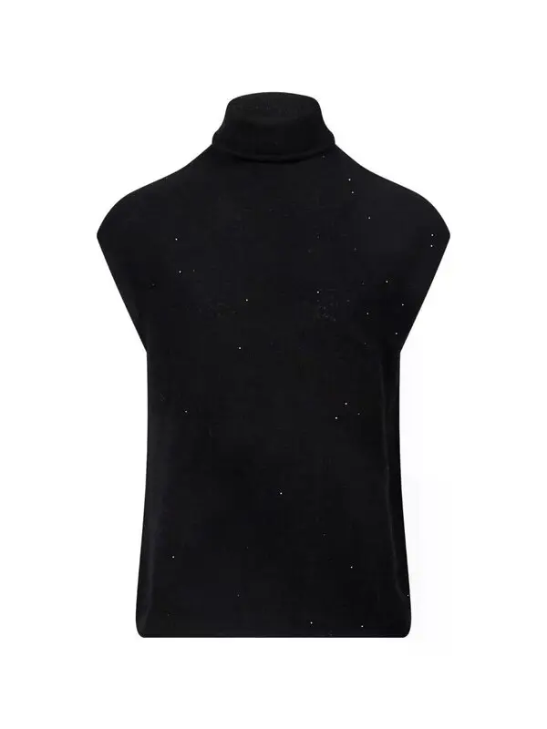 Antonelli Firenze Crystal-embellished Roll-neck Sweater