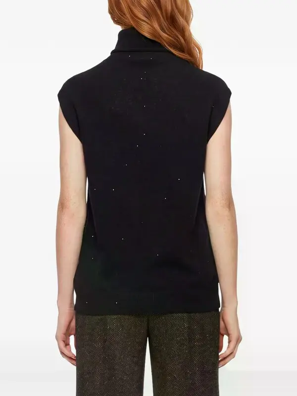 Antonelli Firenze Crystal-embellished Roll-neck Sweater